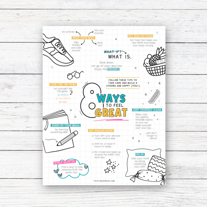 8 Ways To Feel Great - Confidence And Mood Boosting Ideas For Kids And ...