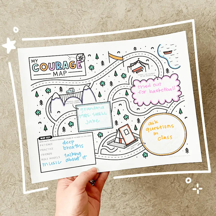 My Courage Map - Help Kids Discover Their Courage And Bravery